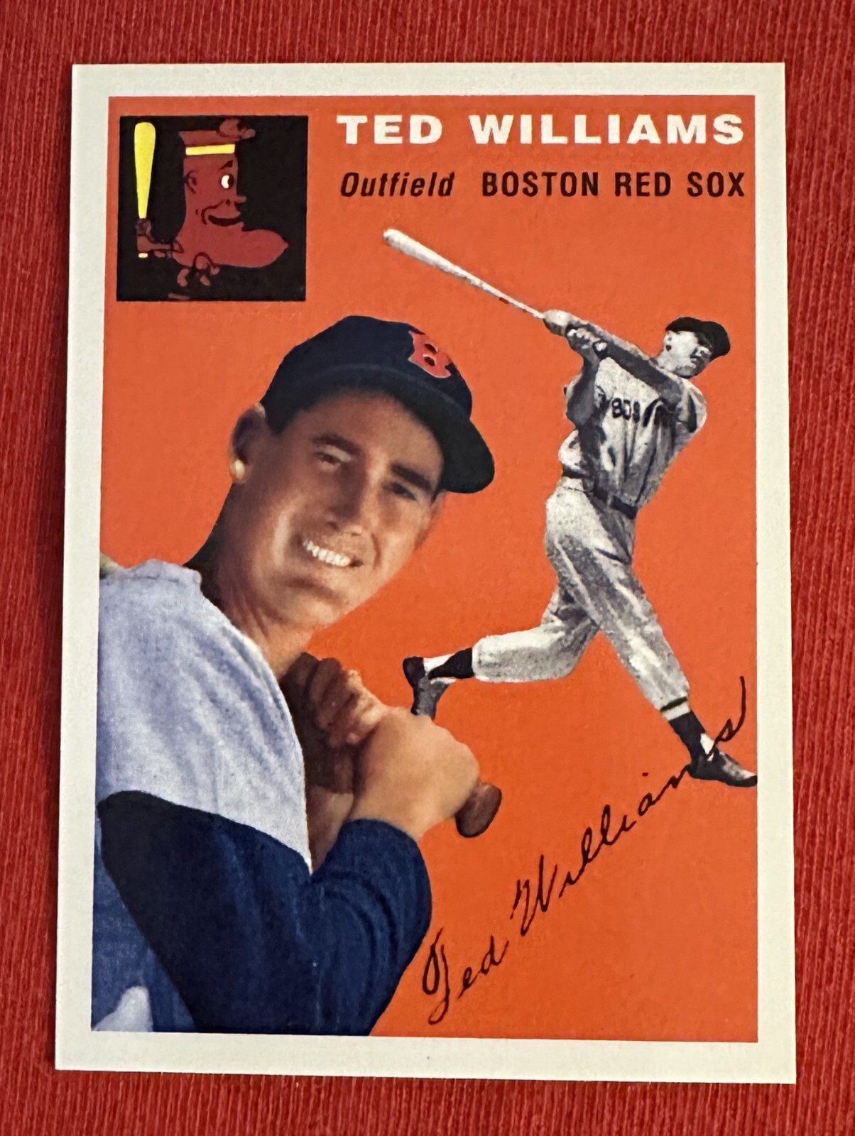 1994 Topps Archives 1954 Topps Reprint #1 TED WILLIAMS HOF Boston Red ...