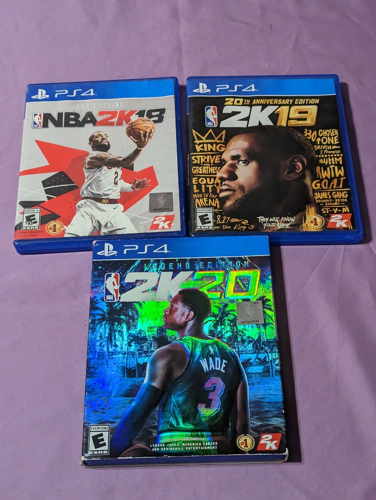 NBA 2K Lot Of Three Games - 2k18 2k19 2k20 | eBay