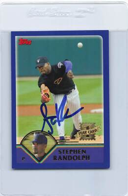 2003 Topps #T195 Stephen Randolph Diamondbacks Signed Auto *H6883 | eBay