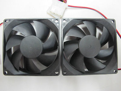 2x Generic 80mm Case Fan - 4pin molex powered **BEST PRICE** | eBay ...