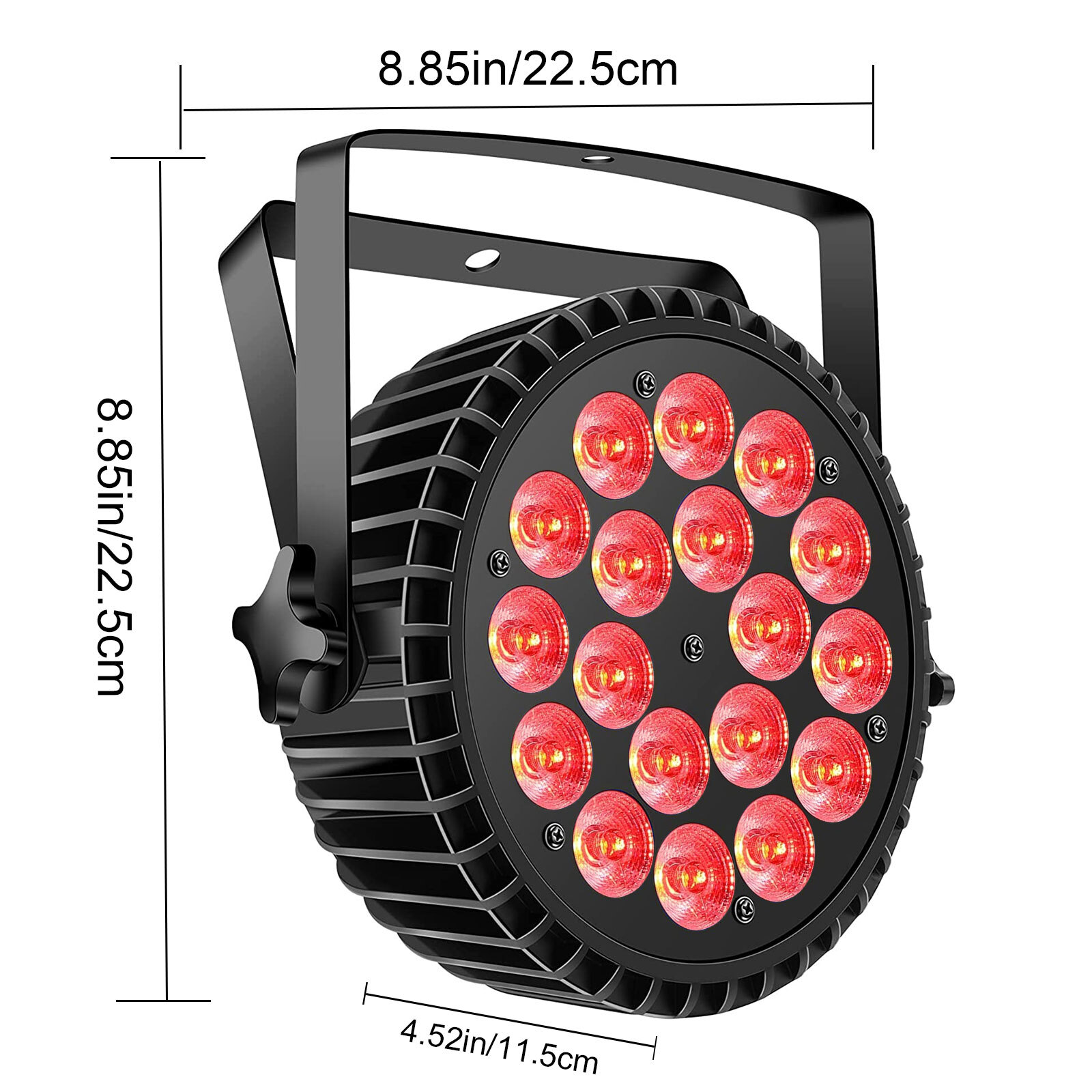 18 LED Stage Lights RGBW LED Par Light DMX 300W Stage Lighting for DJ ...
