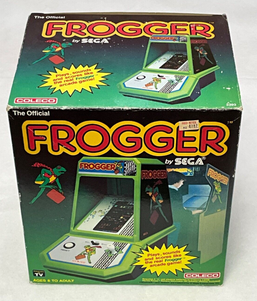 FROGGER COLECO MIDWAY VINTAGE HANDHELD TABLETOP ARCADE GAME, 1982, VERY ...