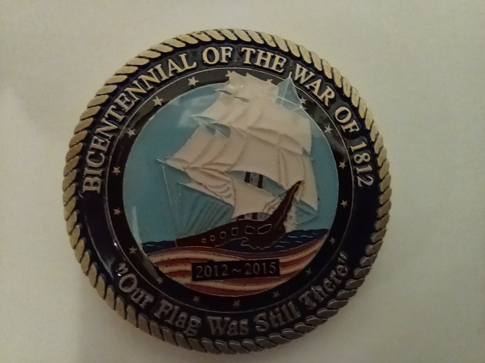 U.S. Navy NCIS Northeast Field Office War of 1812 Commorative Coin ...