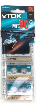 TDK Micro-cassette 90 Package of 3 D-MC90U3 Vintage 1998 | eBay