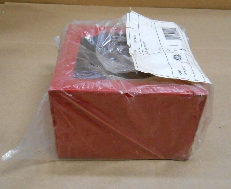 NEW GE SECURITY EDWARDS EST 757A-SB 757ASB FIRE ALARM SURFACE BACK BOX ...