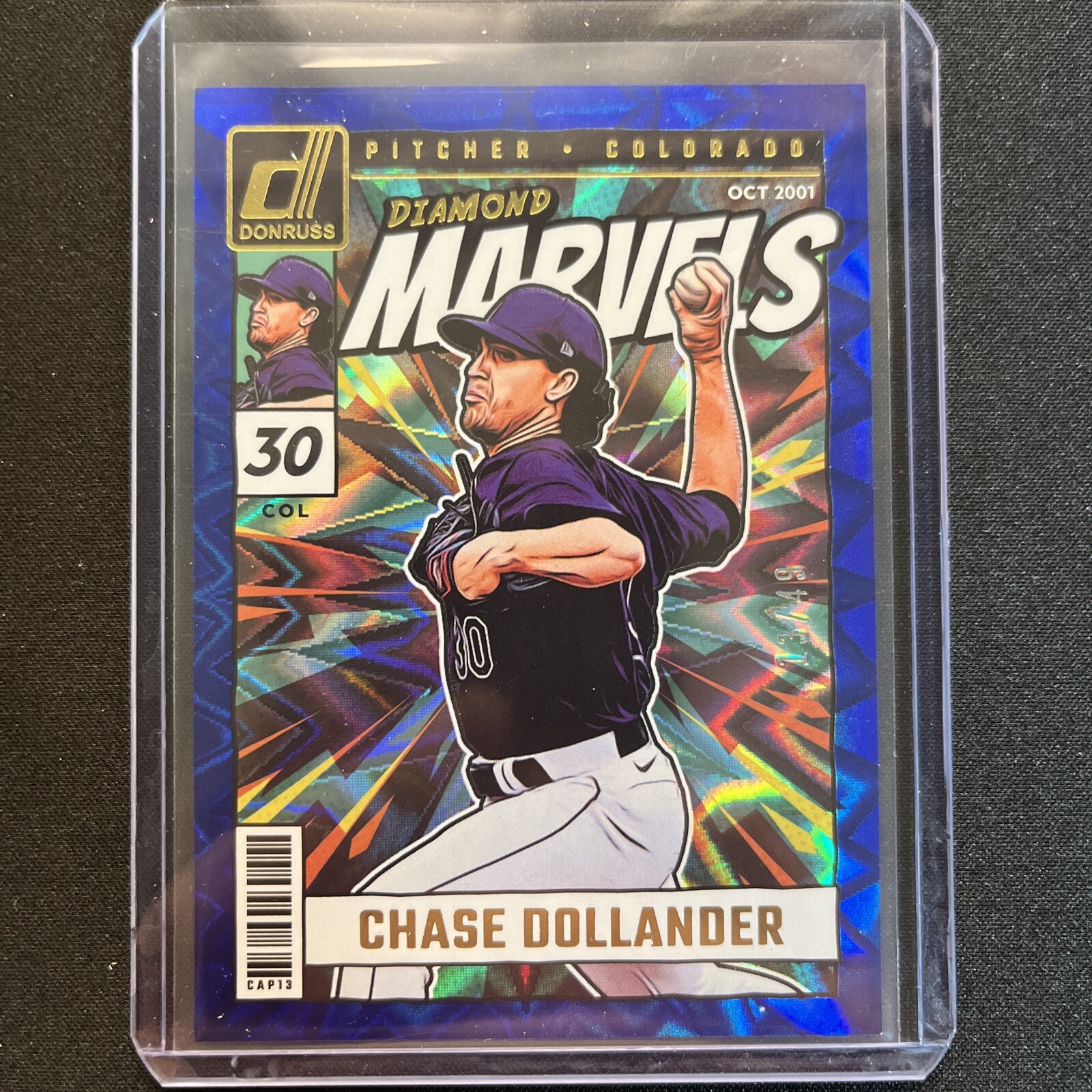 CHASE DOLLANDER BLUE XPLOSION 2024 Donruss Baseball Diamond Marvels /49 ...