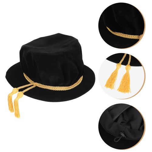 Adult Doctoral Tam Graduation Ceremony Hat Doctoral Graduation Tam Prop ...
