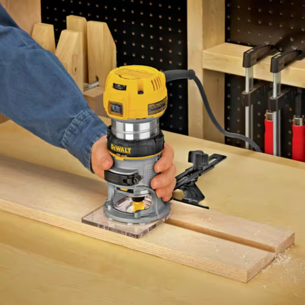Universal Router Edge Guide Dust Collection System Woodworking | eBay