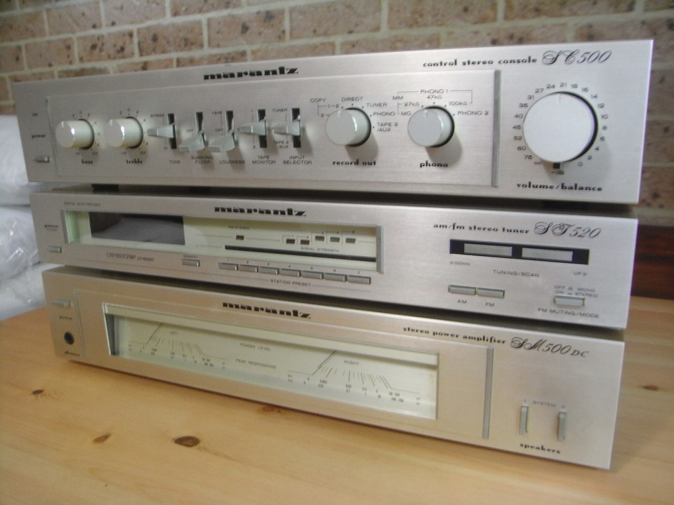 Marantz Pre-amp + Amp +Tuner Gold Series | eBay Australia