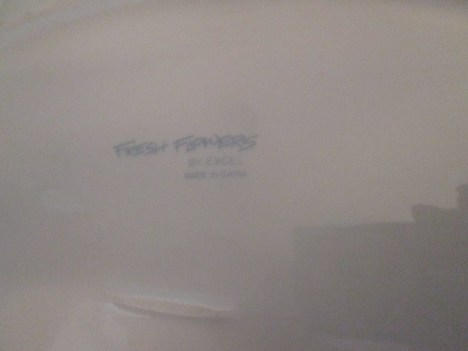 Iris Fresh Flowers by Excel China Set of 4 Porcelain Dinner Plates 10 5 ...