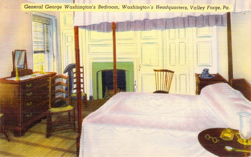 General George Washington's Bedroom-Valley Forge Pennsylvania Linen ...