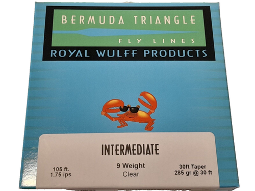 Royal Wulff 9wt Saltwater Intermediate Clear Fly Line Bermuda Triangle ...