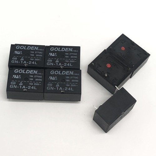 1Pc GOLDEN GN-1A-24L 24VDC Power Relay 16A 277VAC 4Pins | eBay