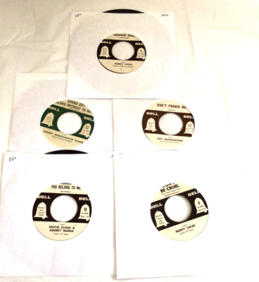 (5) VINTAGE 45'S BELL RECORDS 1956-1957 | eBay