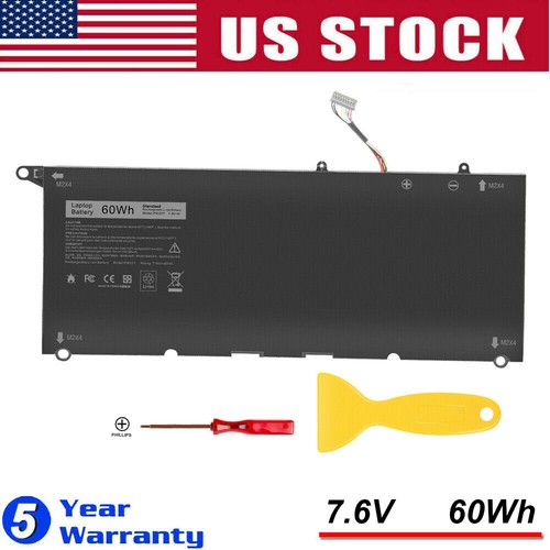 PW23Y Laptop Battery for Dell XPS 13 9360 2017 Series TP1GT 0TP1GT ...