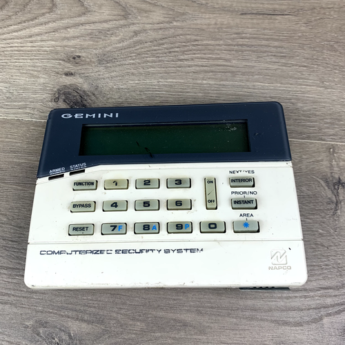 NAPCO/ GEMINI GEM-RP1CAE2 ALPHA MENU-DRIVEN KEYPAD For Parts Untested ...