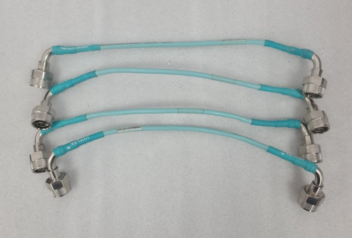 LOT OF 4 PCS Utiflex Micro Coax Cable UFB205A-0-0110-5GU5GU | eBay