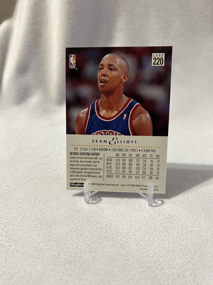 1993-94 NBA SkyBox Premium #220 Sean Elliott | eBay