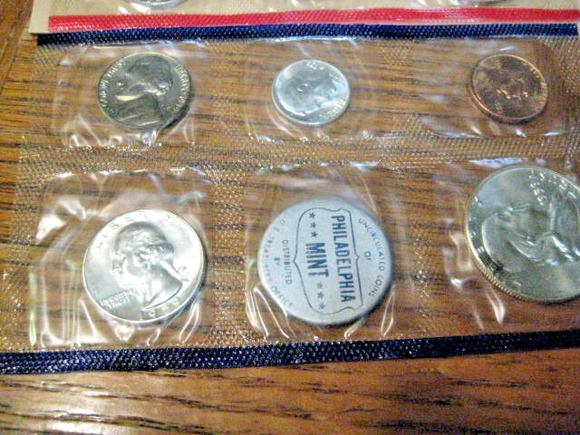 1959 Mint Set. Complete and original. 10 coins Both "P" & "D" #0152EPC ...