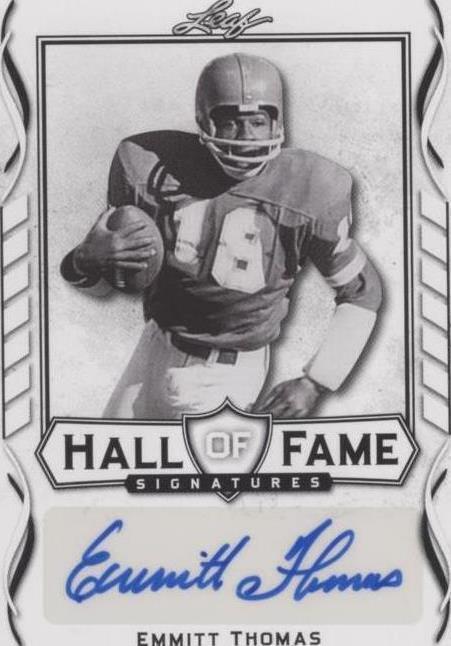 2021 Leaf Signature - Hall of Fame Autographs Emmitt Thomas #HOF-ET1 ...
