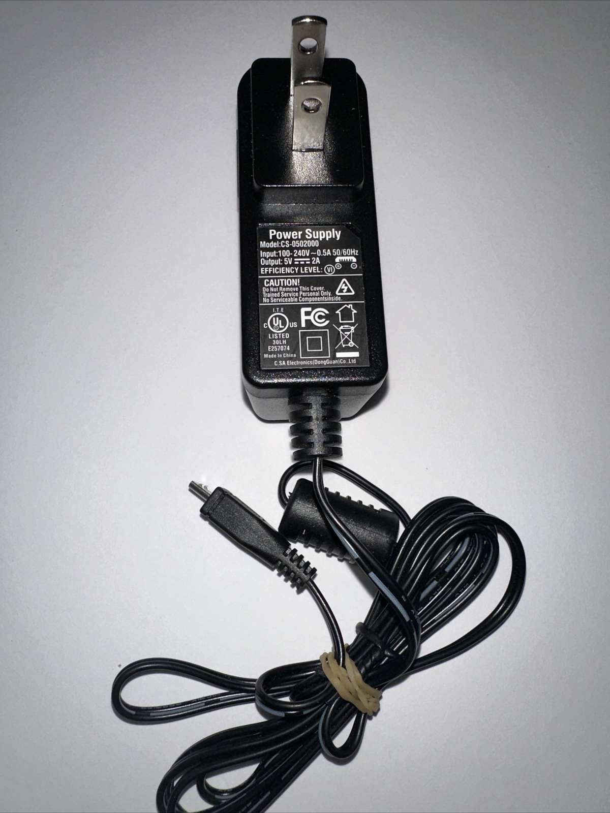 I.T.E. Power Supply AC Adapter 100-240V, 50-60Hz, 5V, 2A - CS-0502000 ...