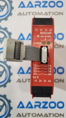Allen Bradley MSR230P Guard master Safety Relay 24 VDC Series B 440R ...