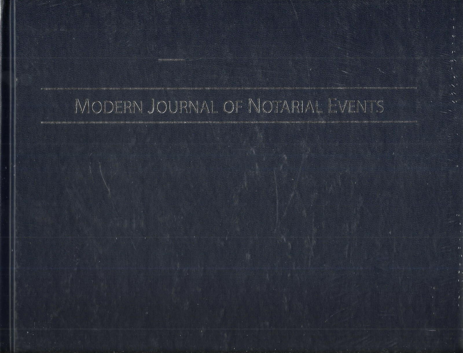 Modern Journal of Notarial Events : Hard Cover Notary Journal by Notary ...