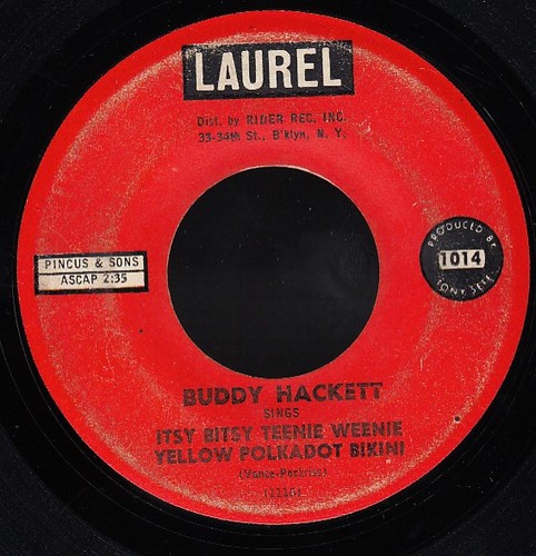 Buddy Hackett - Itsy Bitsy Teenie Weenie Yellow Polkadot Bikini, 7 ...