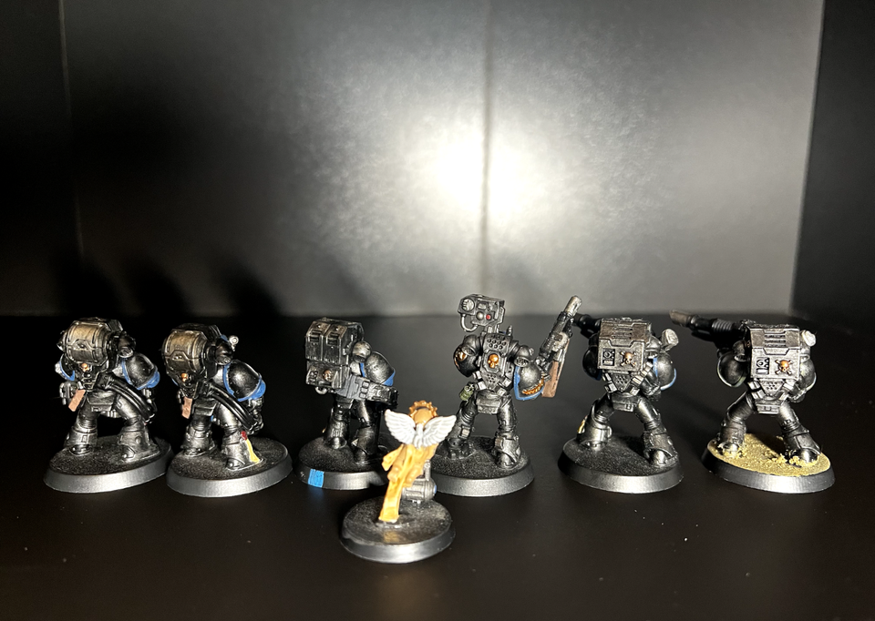 Space Marines x 6 - First Born Devastator Squad Warhammer 40k - Painted ...