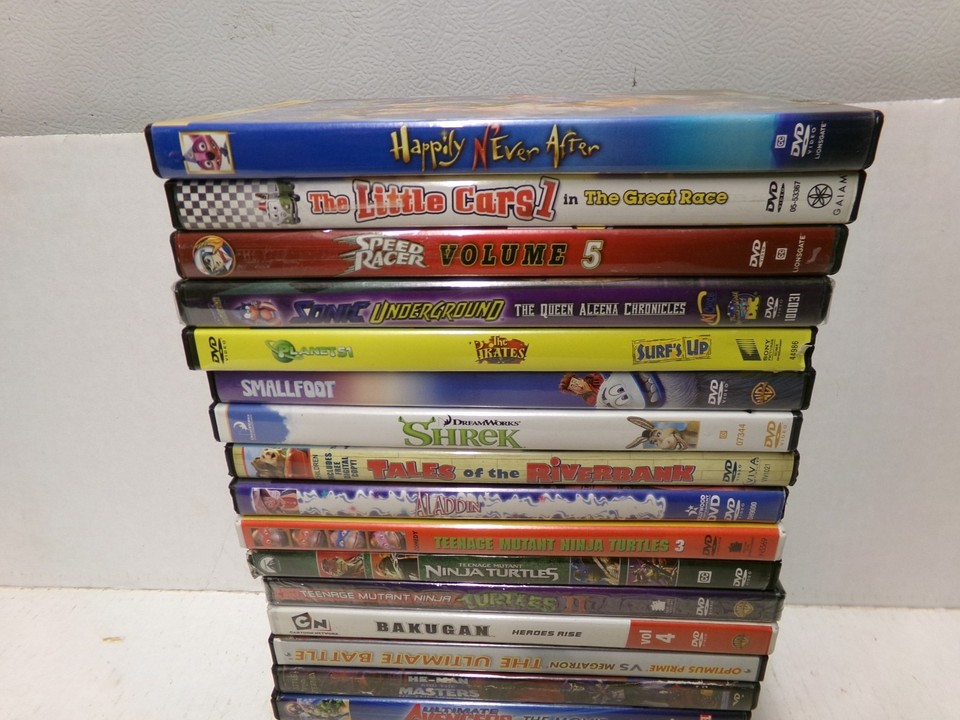 Kids Family Movies Lot of 20 DVDs Marvel Shrek Good Condition | eBay