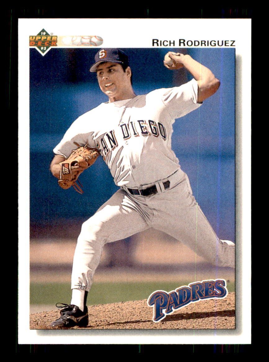 1992 BASEBALL 1992 Upper Deck Rich Rodriguez San Diego Padres #568 1 | eBay