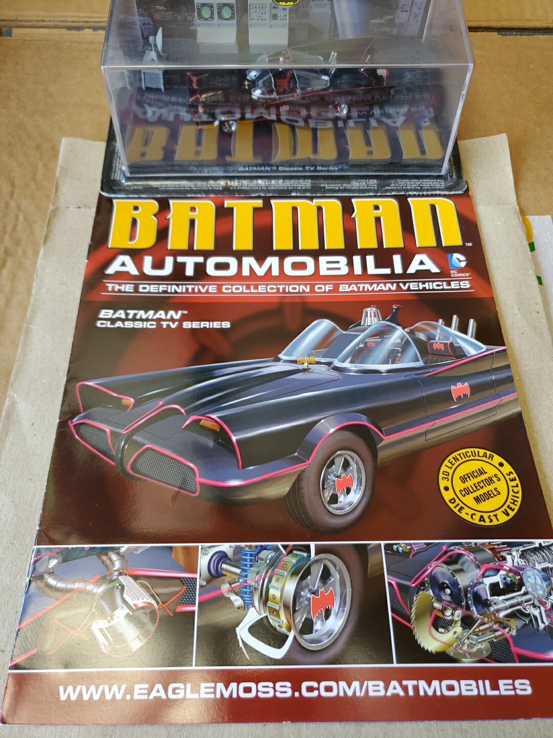 Batman Classic TV Series BATMOBILE Eaglemoss in Original Batcave Case ...