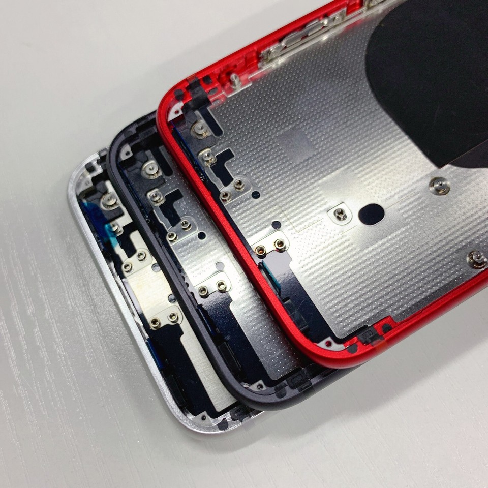 For iPhone SE2 (2020) Back Housing Metal Frame Chassis Cover ...