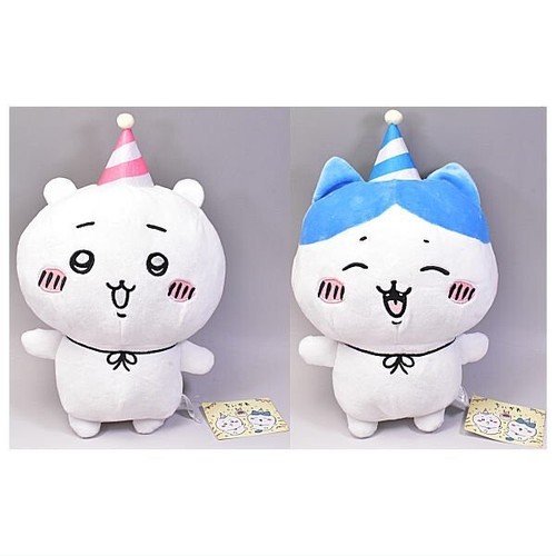 New Chiikawa Hachiware Happy Birthday Big Plush Toy Stuffed Doll 36cm ...