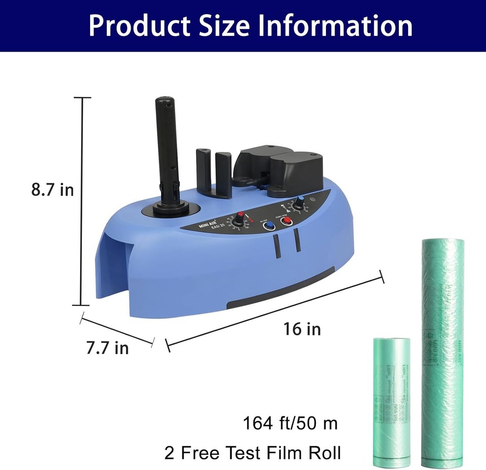 Mini Air Easi 2S Air Pillow Bubble Maker Cushion Machine 2 Free 164 ft ...