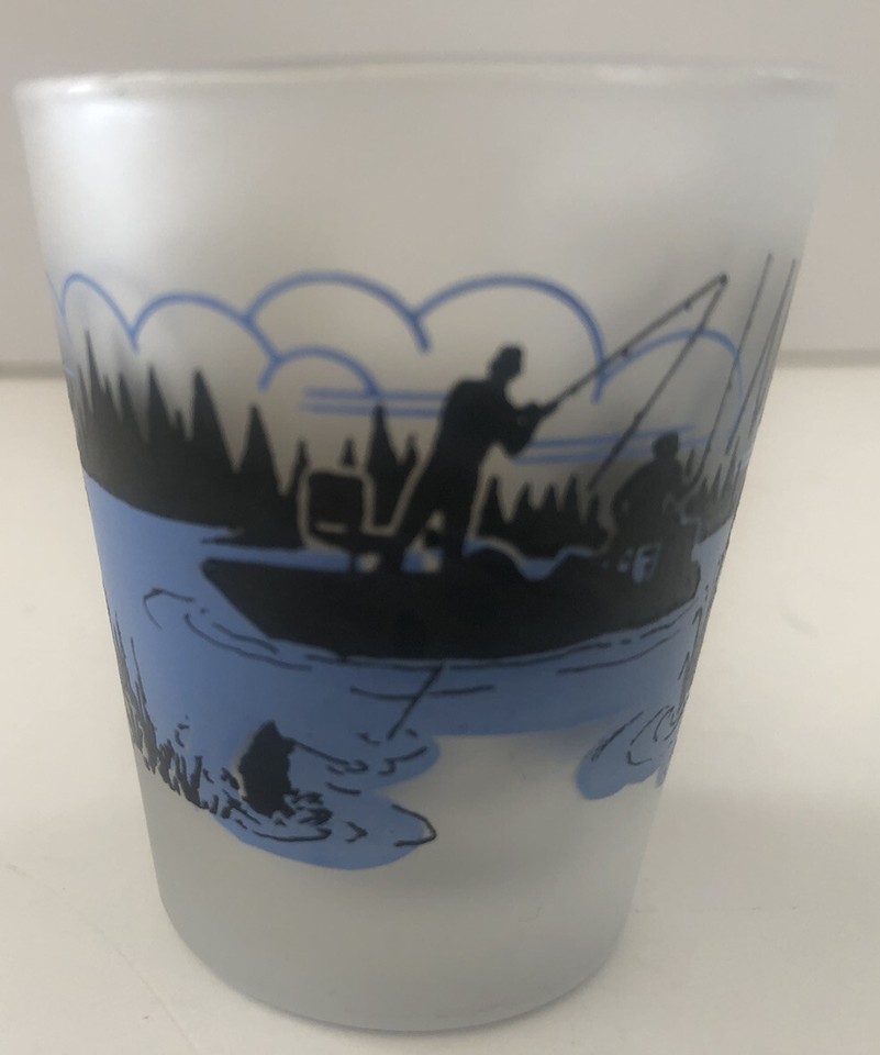 Minnesota outdoors fishing shot glass | eBay