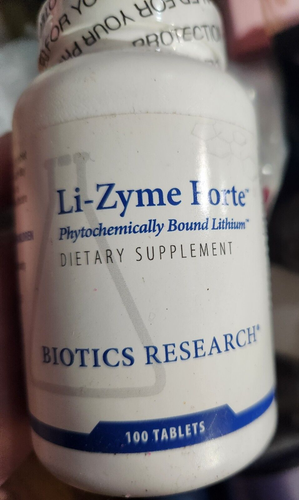 Biotics Research Li-Zyme Forte 100 Tablets DIETARY SUPPLEMENT - EXP ...