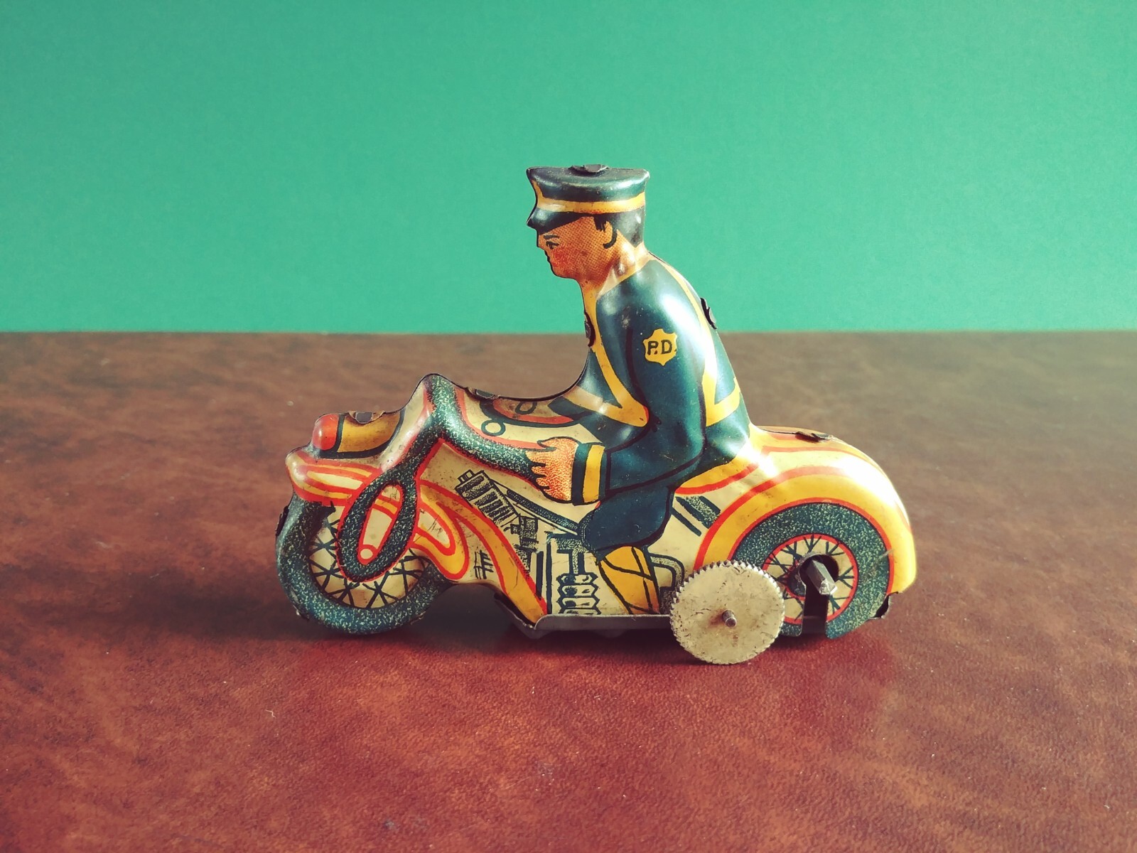 Marx Toys Tin Wind-up Mystic Police Motorcycle Tinplate | eBay