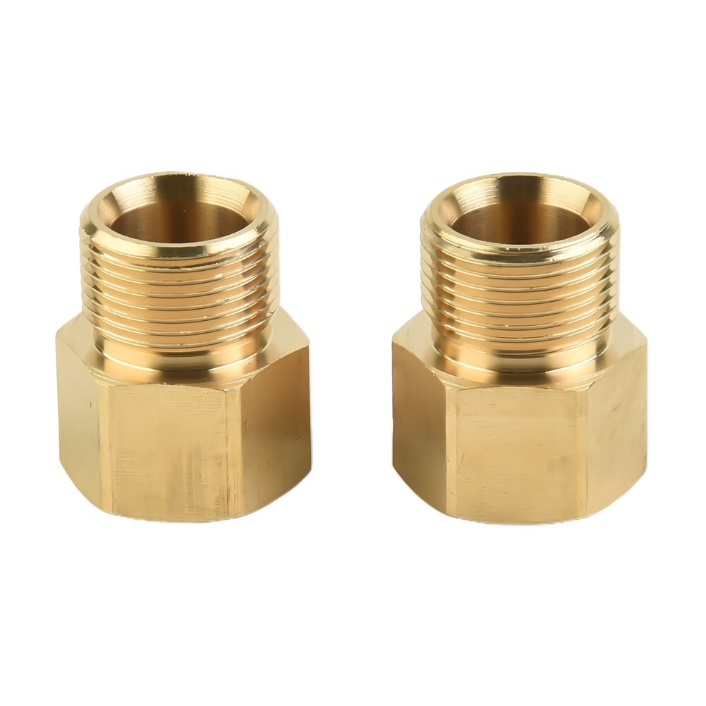 Brass M22 14mm Female to M22 15mm Male Pressure Washer Eccentric ...
