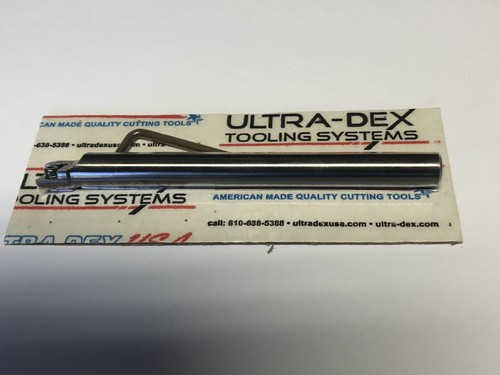 ULTRA-DEX 1/2" INDEXABLE COOLANT THRU BORING BAR - #A08M-SCLCR3 Made in ...