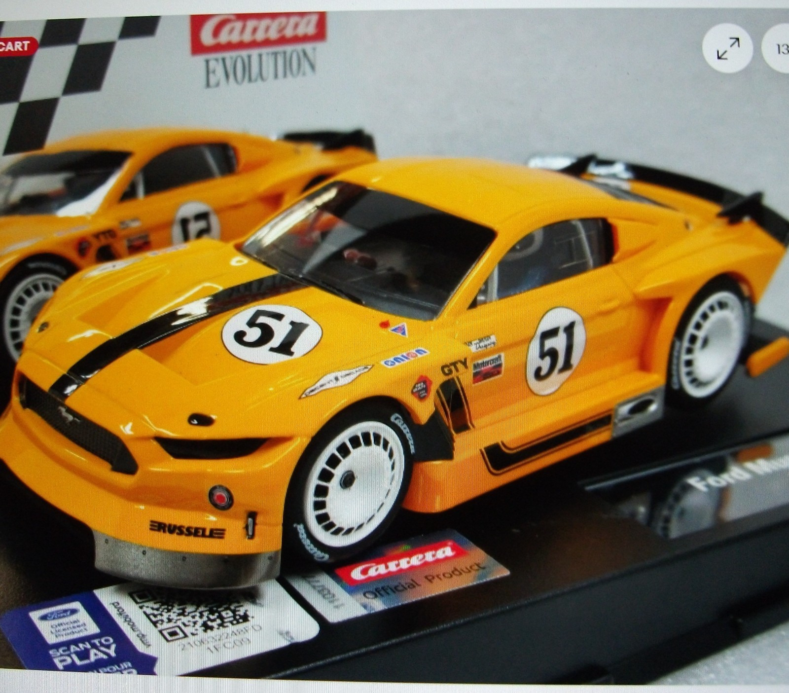 Carrera 27788 Evolution Ford Mustang GTY, #51 1:32 Slot Car - PRICE ...