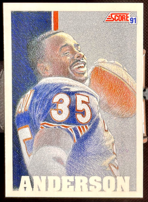 1991 Score Football Card #621 Neal Anderson MVP Chicago Bears NM | eBay