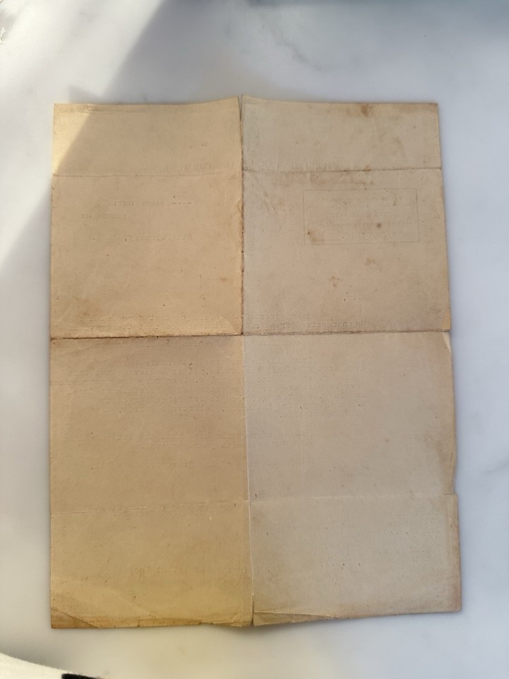 Original 1921 Imperial War Graves Commission Letter – WWI Coldstream ...