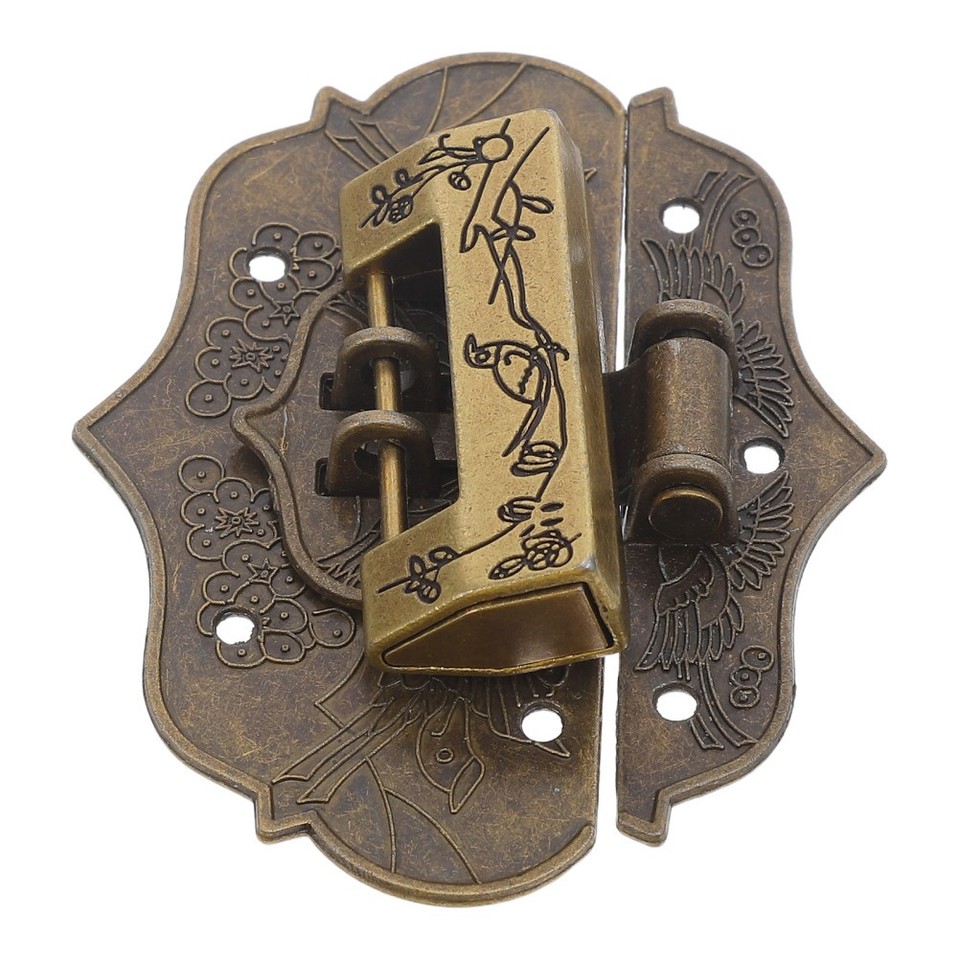 Zinc Alloy Retro Padlock Set With Key Vintage Decorative Latch Lock For ...