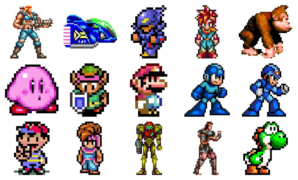 90s Video Game Characters