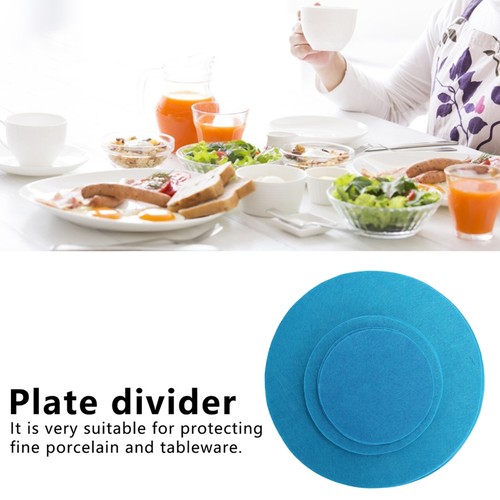 24PCS Felt Plate Divider For Bowl Anti Friction Pad Kitchen Accessories ...
