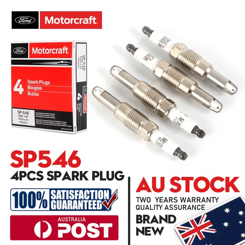 4x New Genuine Motorcraft SP-546 For Ford F150 F250 Spark Plugs PZK14F ...