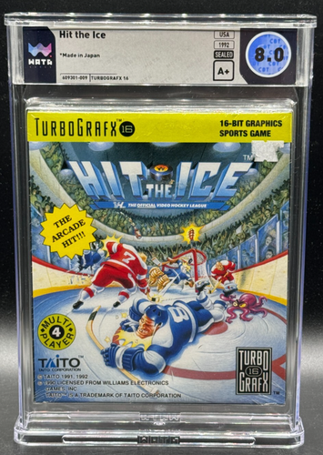 Hit The Ice TurboGrafx 16 NEC Scellé Neuf WATA 8.0 A+ | eBay