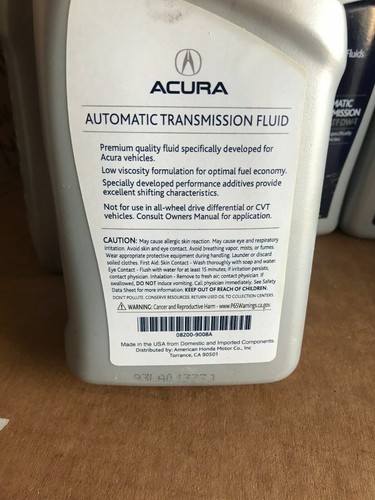 6-QUARTS ATF DW-1 Genuine Honda Acura Automatic Transmission Fluid ...