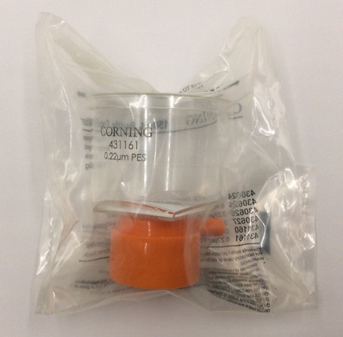 Corning 150mL PES Bottle Top Vaccum Filter w/ 45mm Neck Sterile 431161 ...